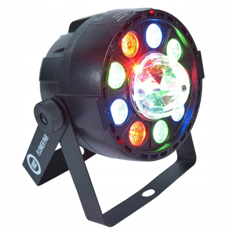 Reflektor Light4Me FLOWER PAR 9x1W LED RGB - Sklep, Opinie, Cena w Allegro