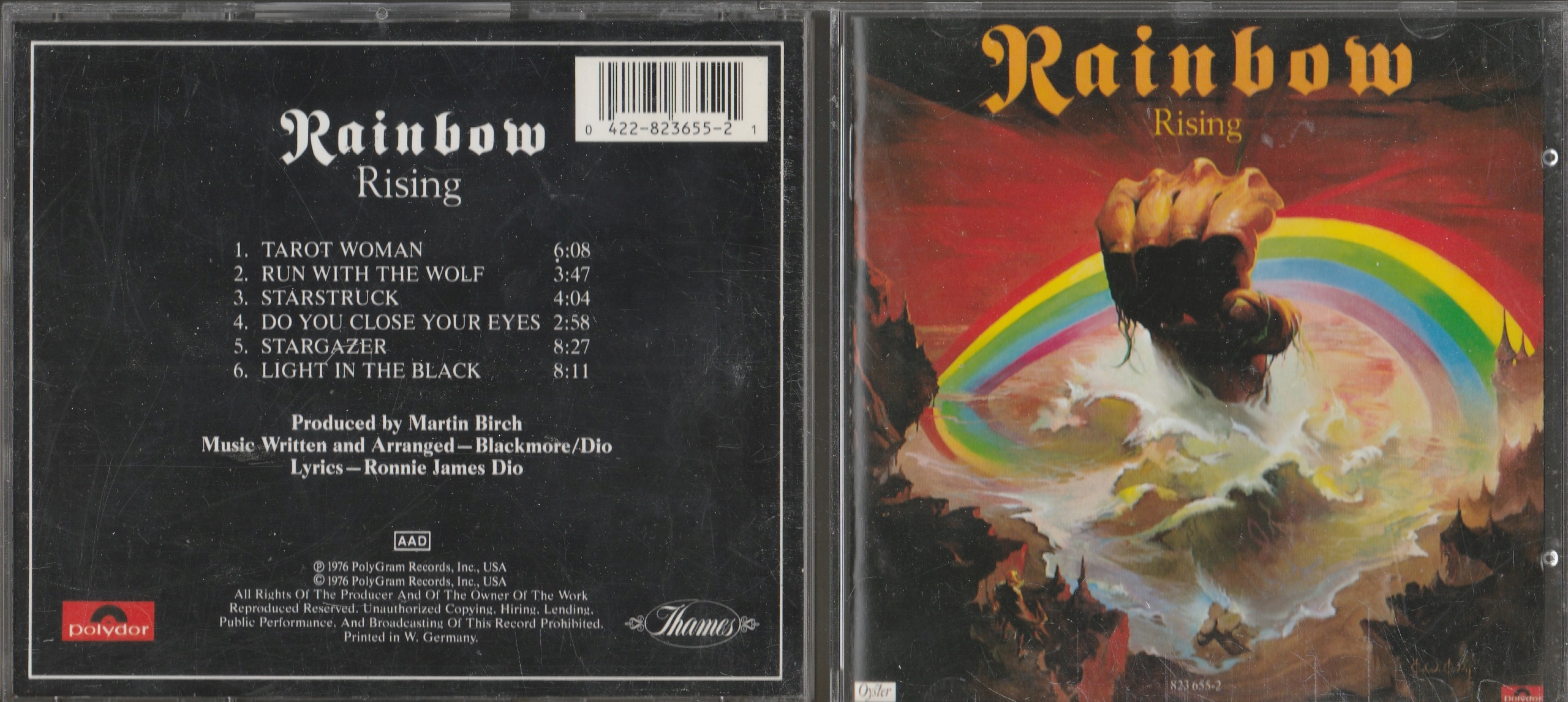 Płyta CD Rainbow - Rising 1976 Ritchie Blackmore Ex Deep Purple ...