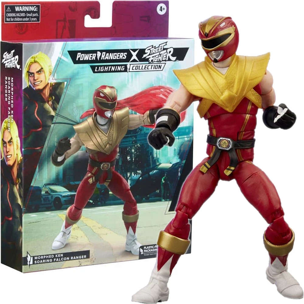 POWER RANGERS X STREET FIGHTER COLLECTION MORPHED KEN SOARING FALCON ...