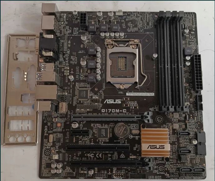 Płyta główna Asus Q170M-C M-ATX+maska I/O w Łódź - Sklep, Opinie, Cena w Allegro