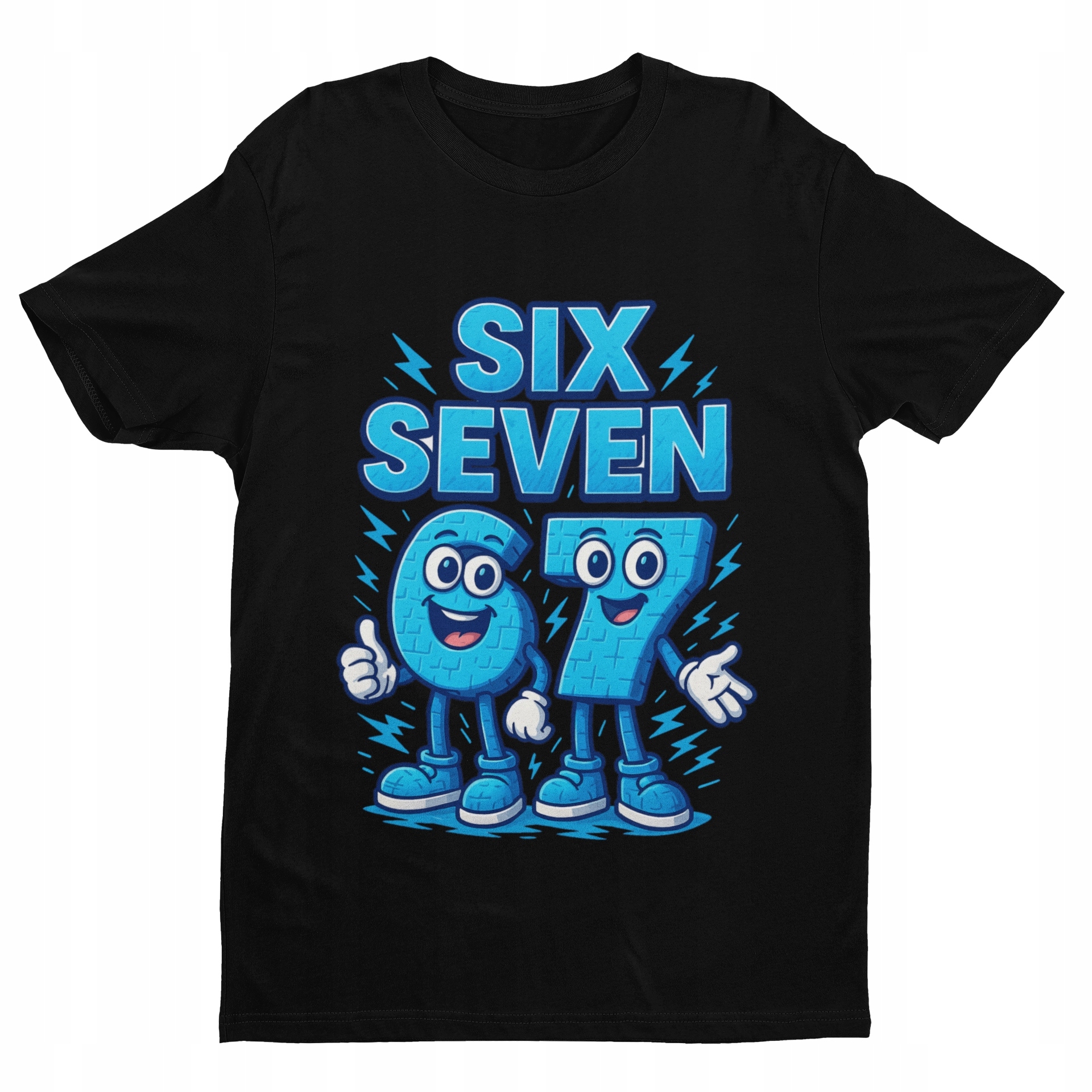 Tričko Pánské VÁNOČNÍ 67 Brain Rot Vánoce MEME MEM TIK TOK Six Seven 67 ...