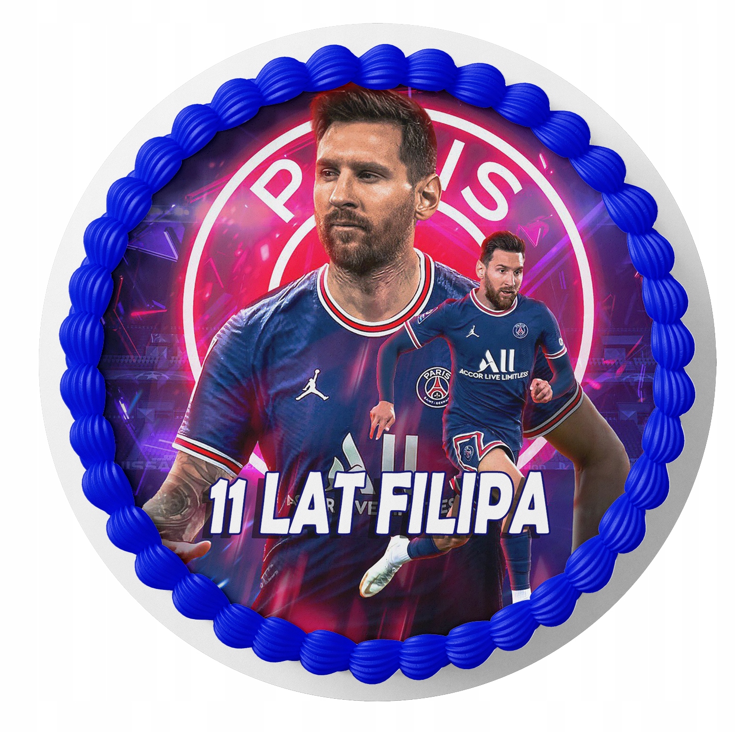 OPŁATEK NA TORT PSG NEYMAR PIŁKA NOŻNA 30CM+TEKST - porównaj ceny ...