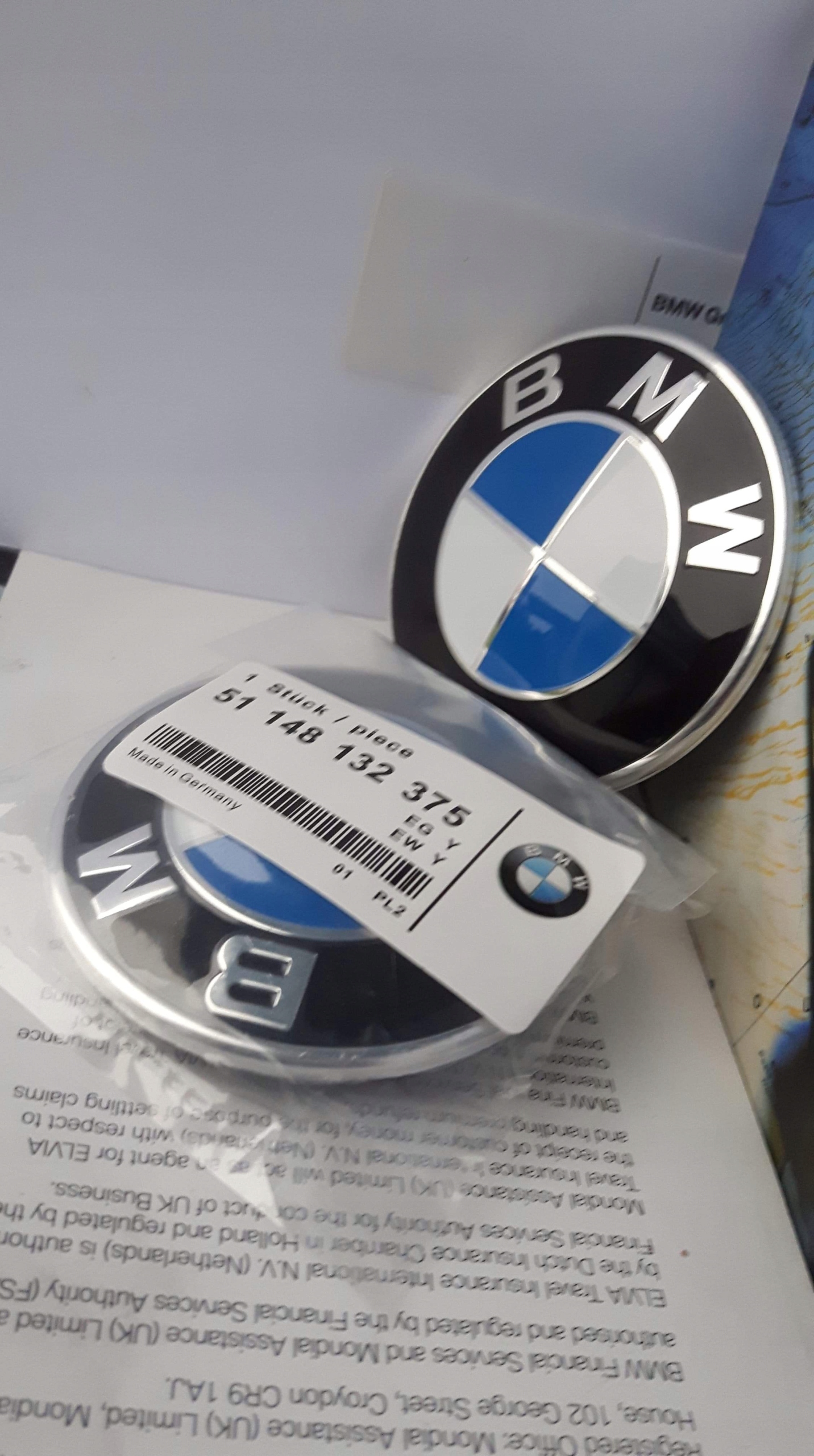 Emblemat BMW E82 82mm 51148132375 demmel germany • Cena, Opinie - Allegro