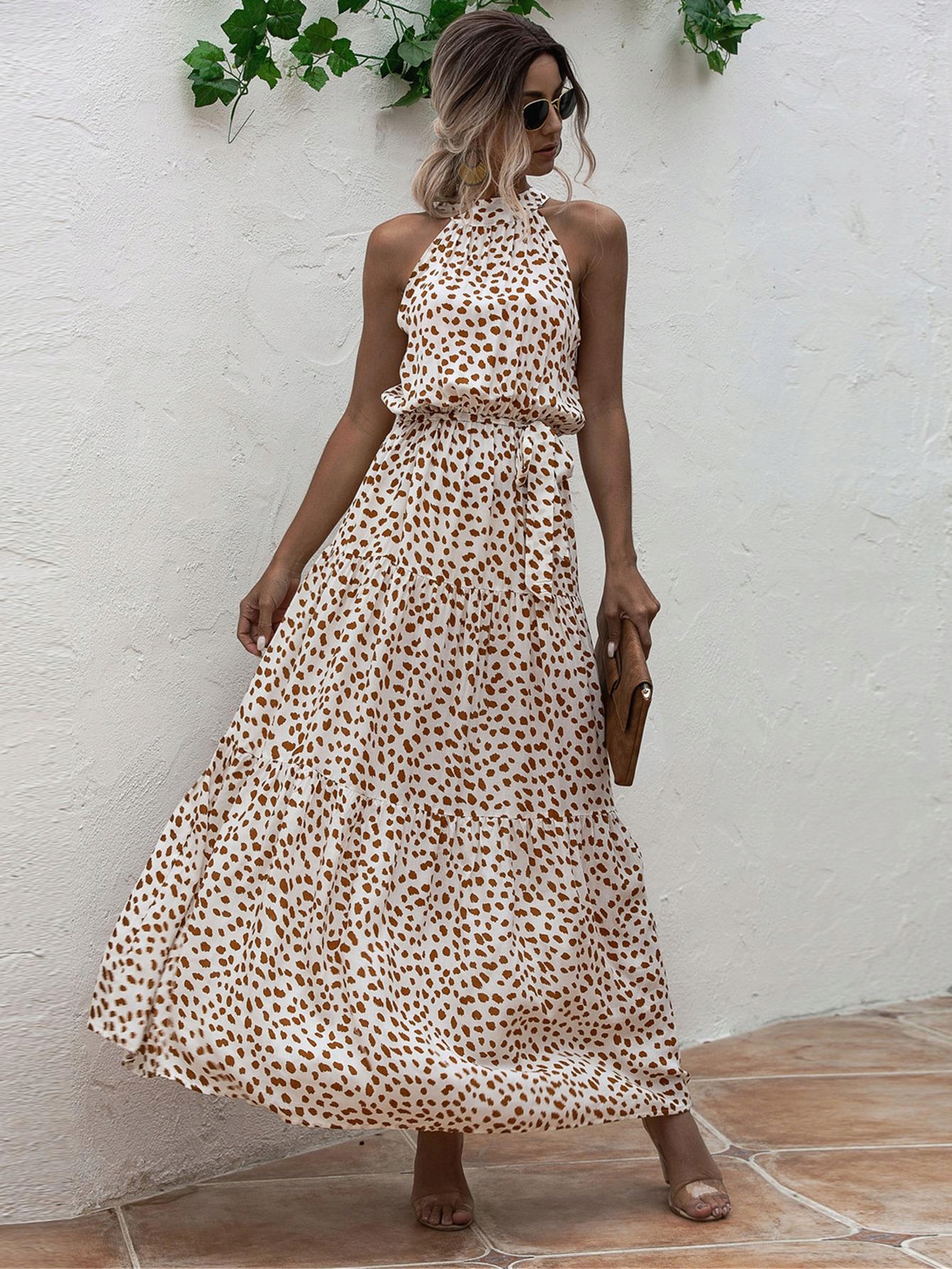 AA28 SUKIENKA MAXI PRINT SHEIN 36 • Cena, Opinie - Allegro