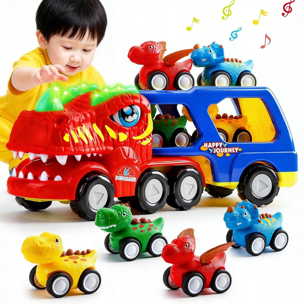 Autókat Elnyelő Dínós Teherautó Fiúknak 3-6 Éves Korig, (4037125913232 ...