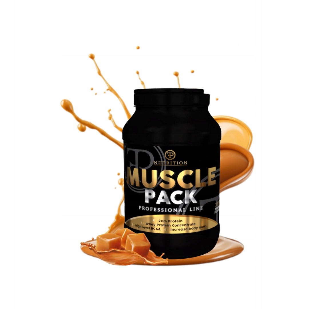 Muscle Pack PF Nutrition 2,5KG gainer slaný karamel - Allegro