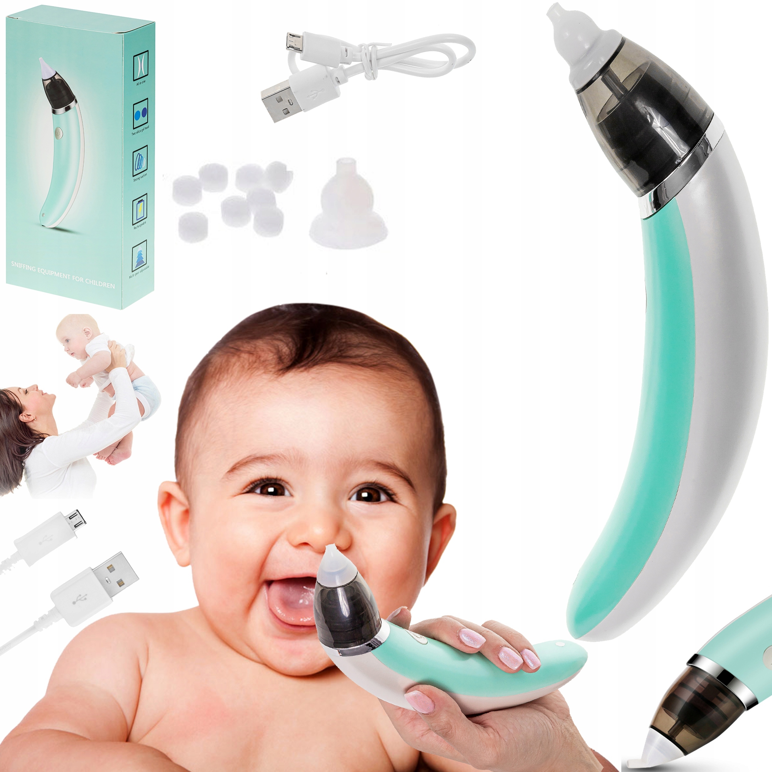 Aspirator elektryczny Little Bees LB-1801 (5901801507383) • Cena ...