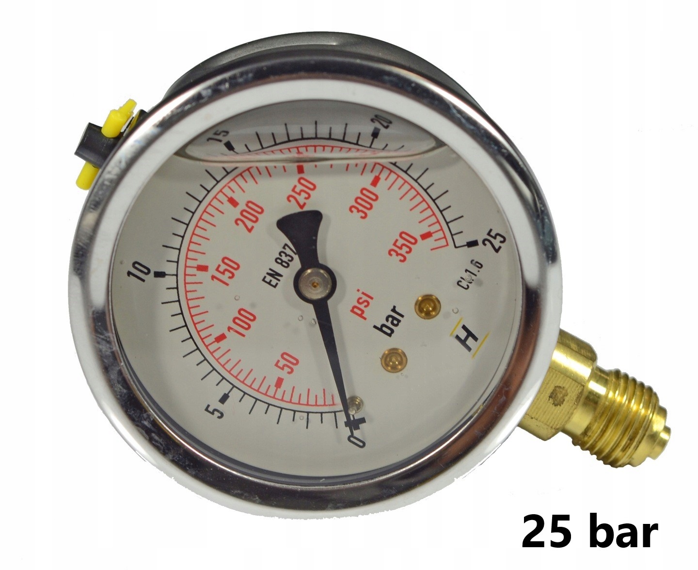 MANOMETR GLICERYNOWY PRZYŁĄCZE DOLNE 0-25 bar • Cena, Opinie • Hydraulika siłowa 10140598488 ...