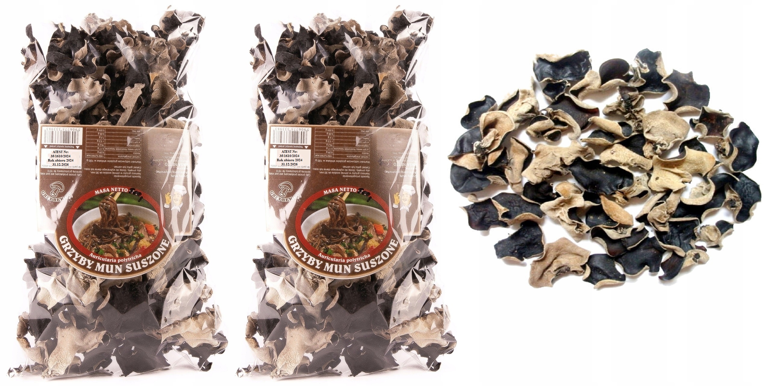 HOUBY MUN CELÉ 5kg ATEST 2024 NOVÁ SKLIZEŇ sušené houby za 3532 Kč ...