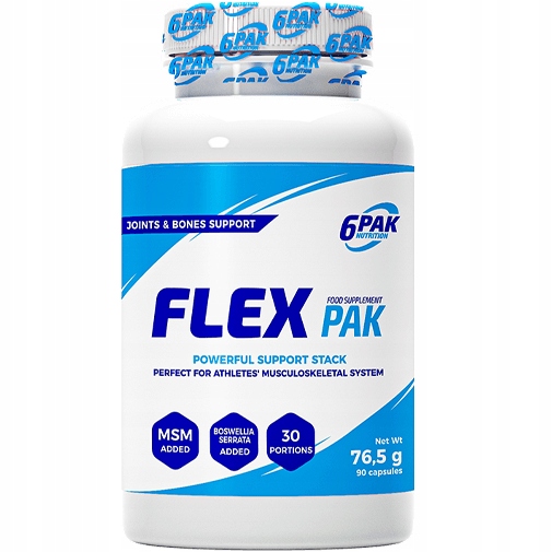 6PAK Nutrition FLEX PAK - 90 kaps. (5902811815734) • Cena, Opinie ...