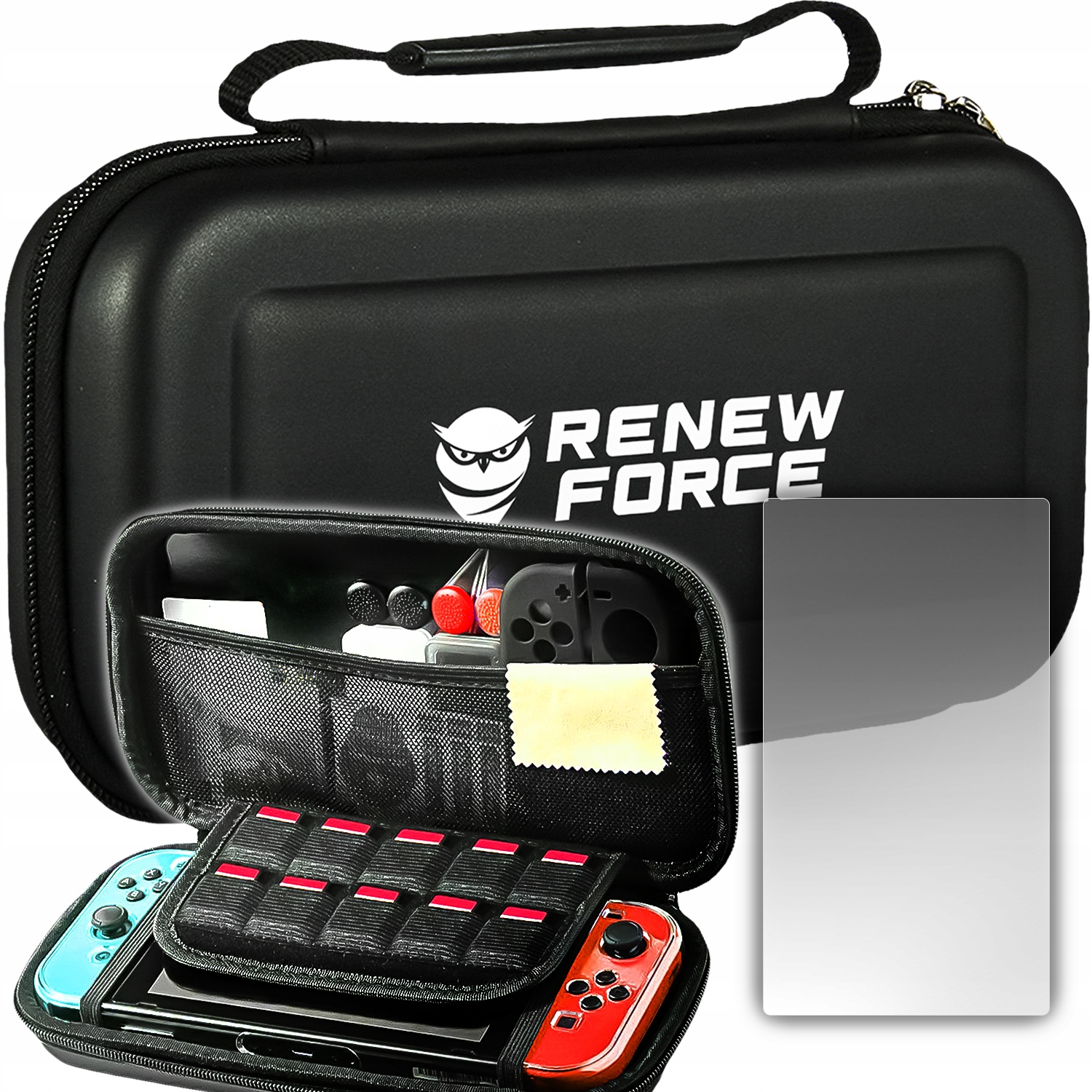 ETUI Nintendo Switch OCHRONNY POKROWIEC TORBA WZMOCNIONA OLED V1 V2 ...