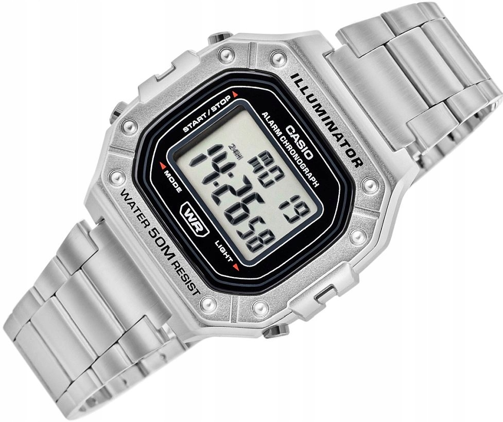ÚJ CASIO W-218HD-1A DIGITÁLIS IFJÚSÁGI KARÓRA 43mm-ES HÁTTÉRVILÁGÍTÁSSAL za 20110.00HUF-ért ...
