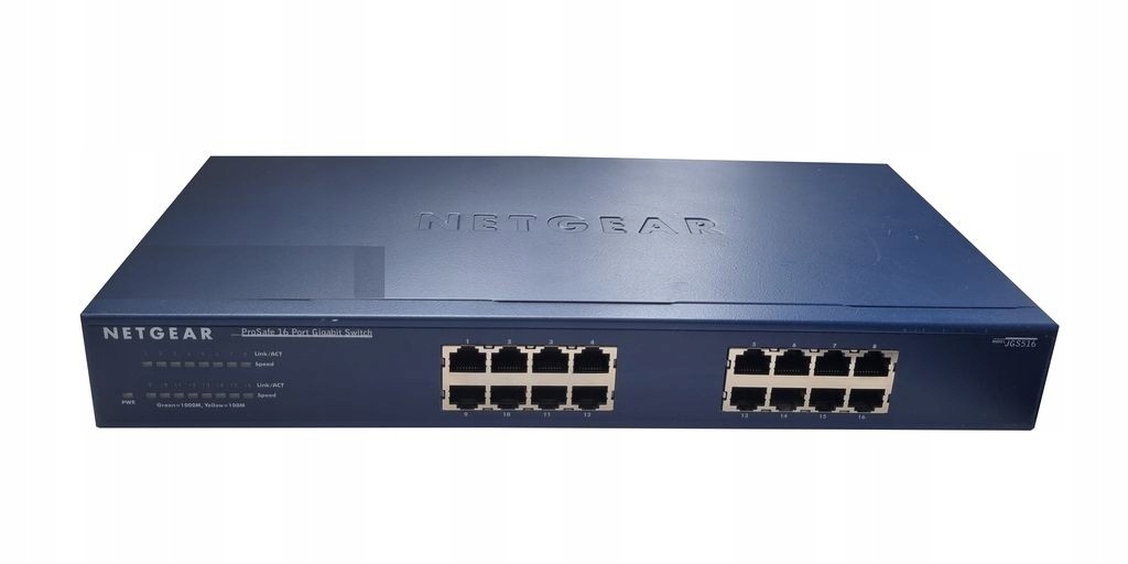 Netgear JGS516 v2 16 Port Gigabit Ethernet Switch • Cena, Opinie - Allegro