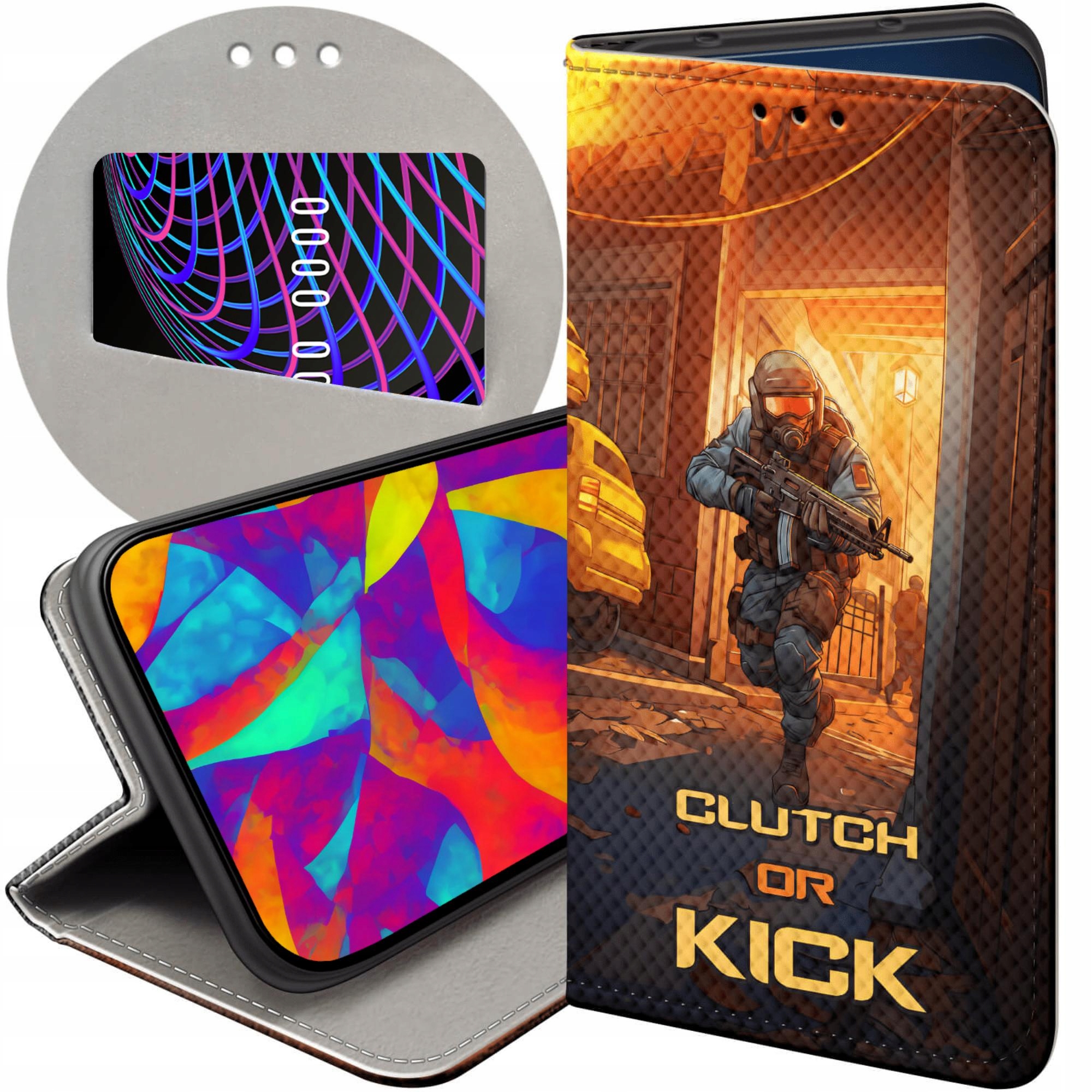 Etui z klapką Hello Case do Motorola Moto E20, Moto E30, Moto E40 wielokolorowy - Sklep, Opinie ...