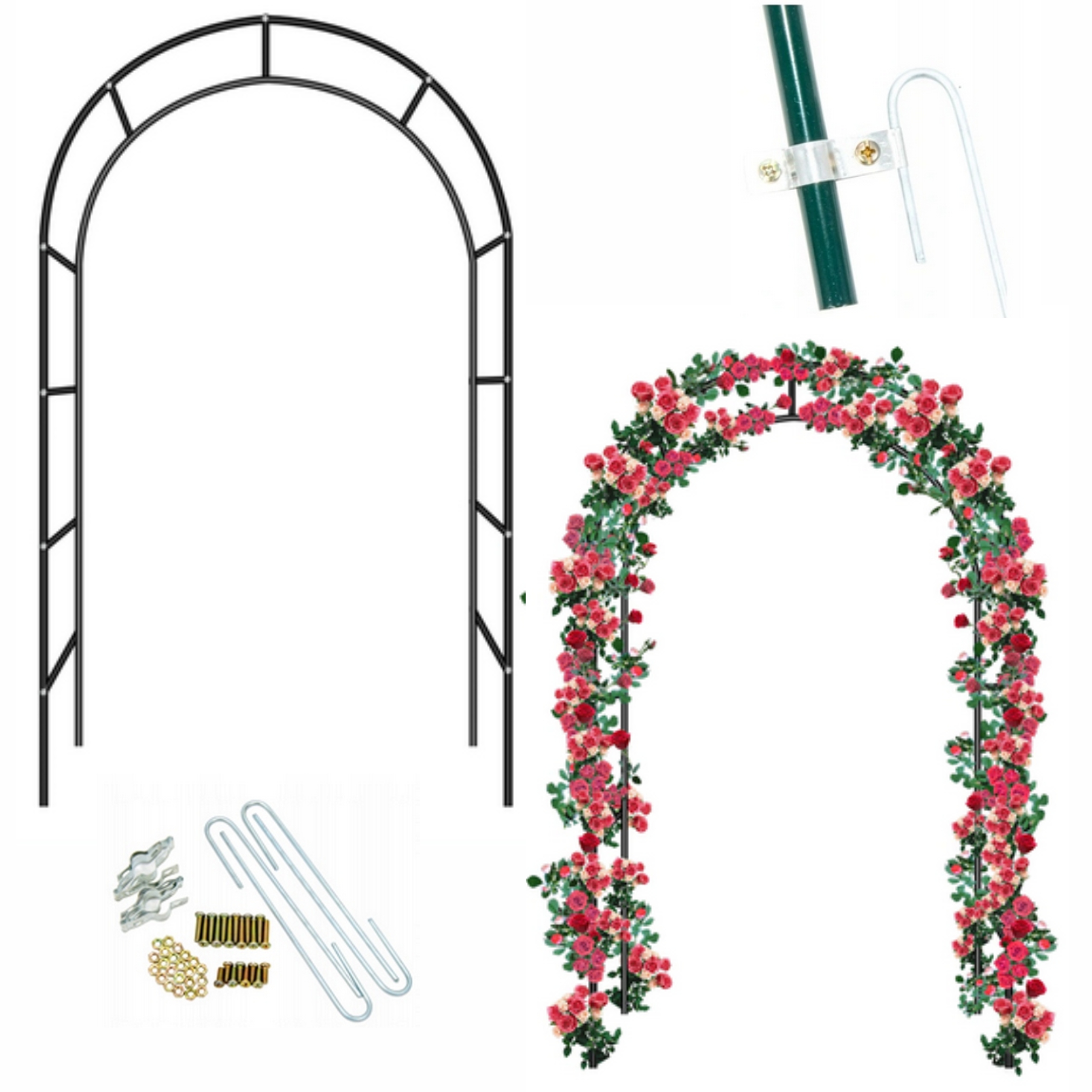 Pergola metal HAGE łuk 240 cm • Cena, Opinie - Allegro