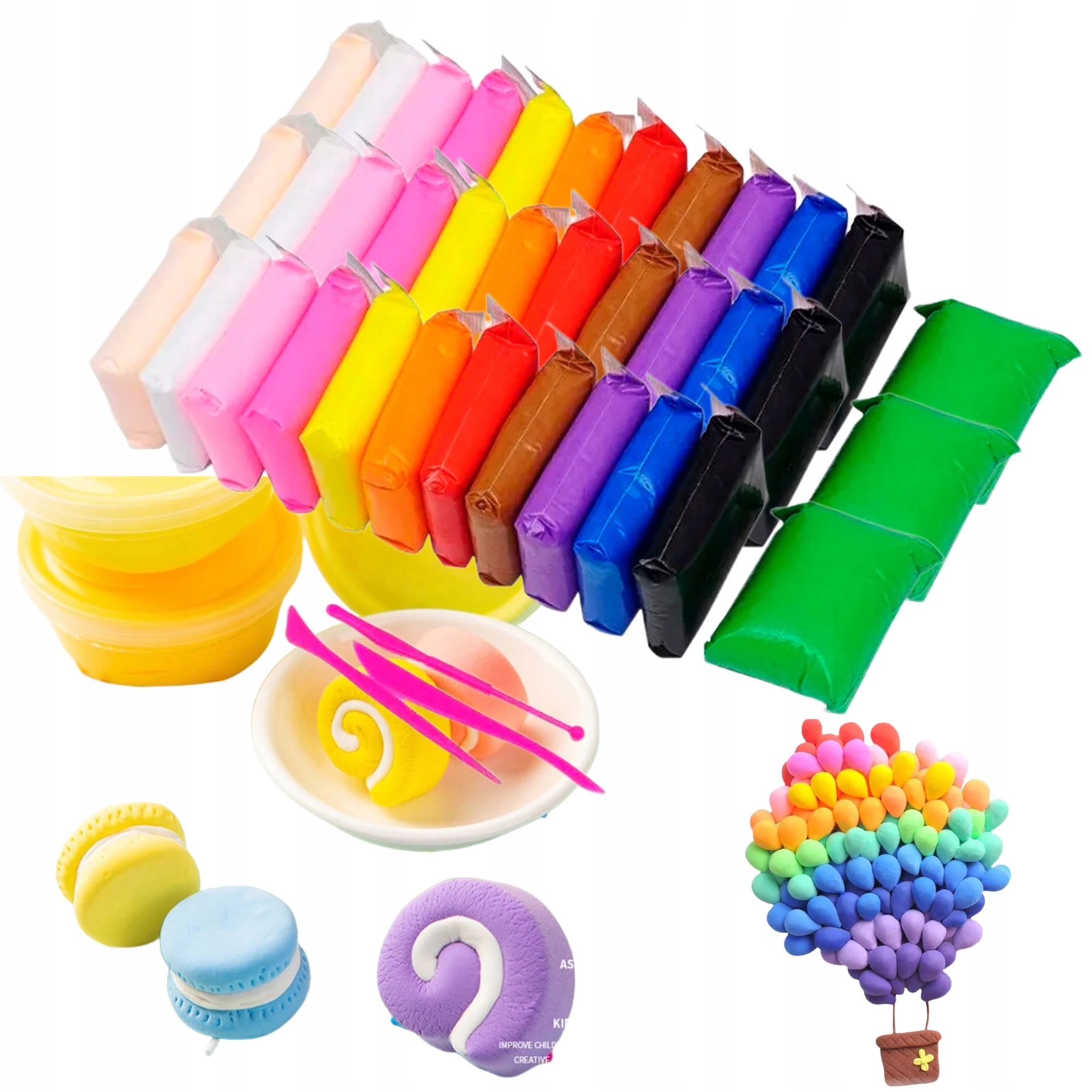 MAGICZNA PLASTELINA MASA glinka PLASTYKA 36 szt 13338441389 - Allegro.pl MAGICZNA PLASTELINA MASA glinka PLASTYKA 36 szt 13338441389 - Allegro.pl