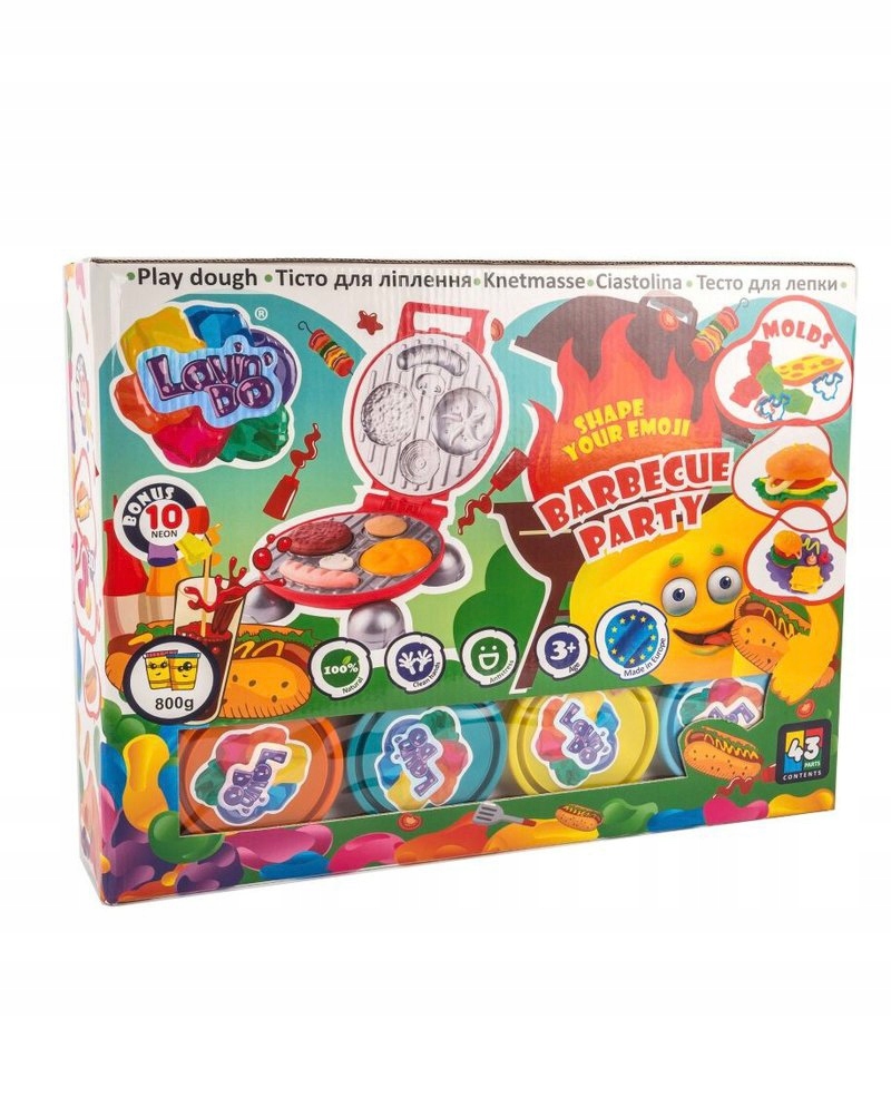 Zestaw ciastoliny TM Lovin'Do Grill Piknik 800g Masa Plastyczna ... Zestaw ciastoliny TM Lovin'Do Grill Piknik 800g Masa Plastyczna ...