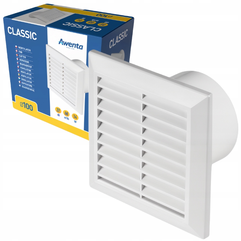 Wentylator łazienkowy Awenta WC100 100 mm (5905033292383) • Cena, Opinie • Wentylatory ...