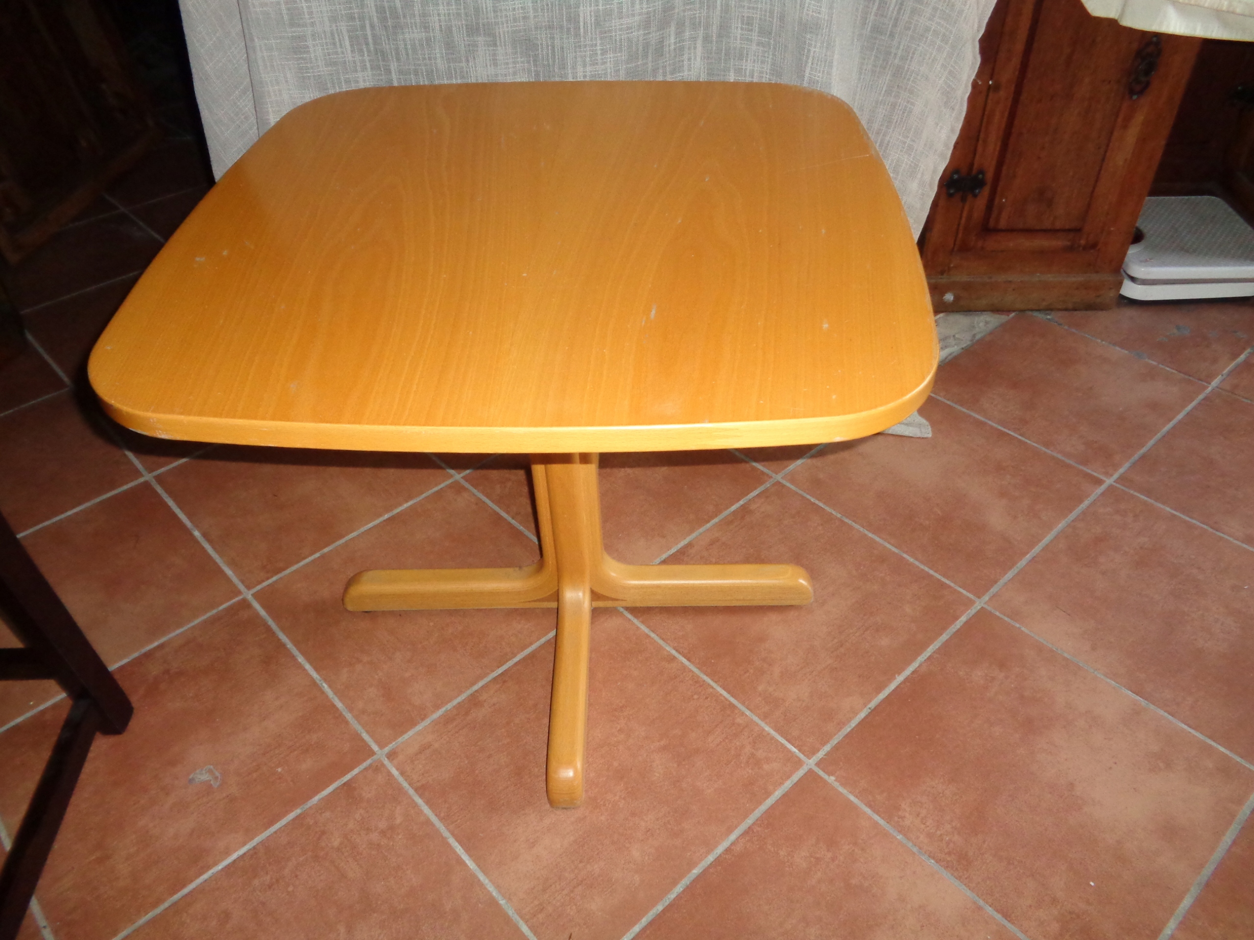 Stolik prostokątny 65 x 65 x 55cm olcha • Cena, Opinie - Allegro