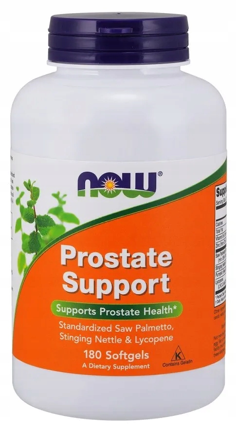 NOW Foods Prostate Support 180 kapsułek miękkich (733739033413) • Cena, Opinie • Układ moczowy ...