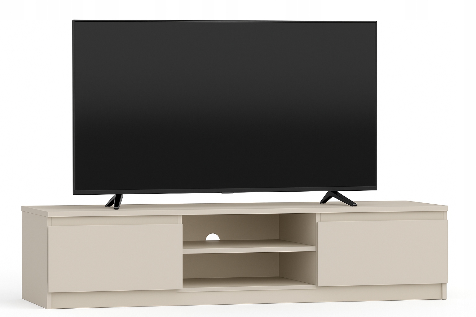 Nowoczesny stolik szafka RTV 140 cm MALWA kolor kaszmir (5904507209131 ...