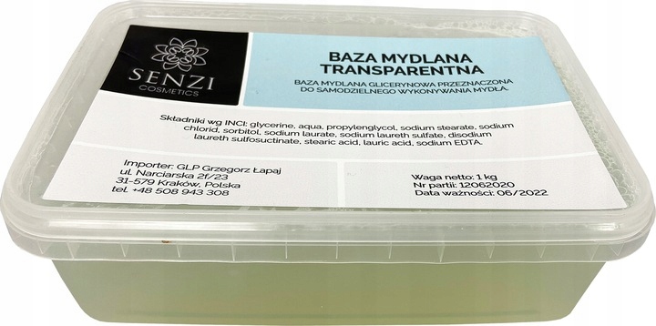 Senzi Cosmetics baza mydlana • Opinie - Allegro