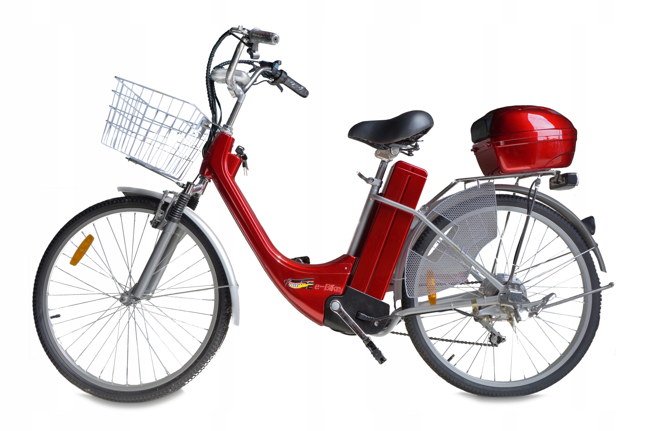 ROWER ELEKTRYCZNY HYBRYDOWY TOURDE 26" 250 W - German T02 - 14128883480 ...