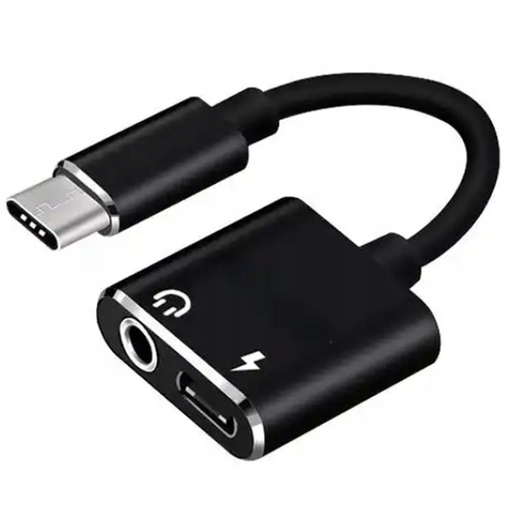 Adapter USB-C Co2 do Mini Jack 3,5 mm z DAC i ładowaniem 10 cm - Sklep ...