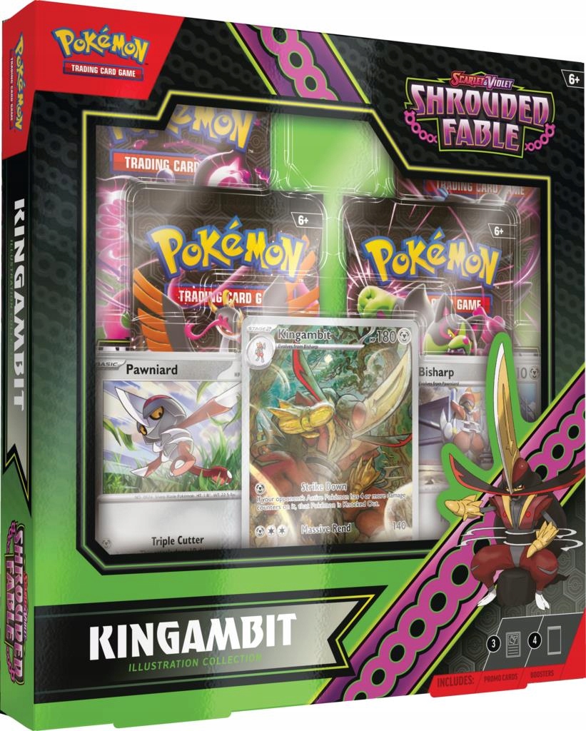 Pokemon TCG: S&V - Shrouded Fable - Kingambit - Ritka Illusztráció ...