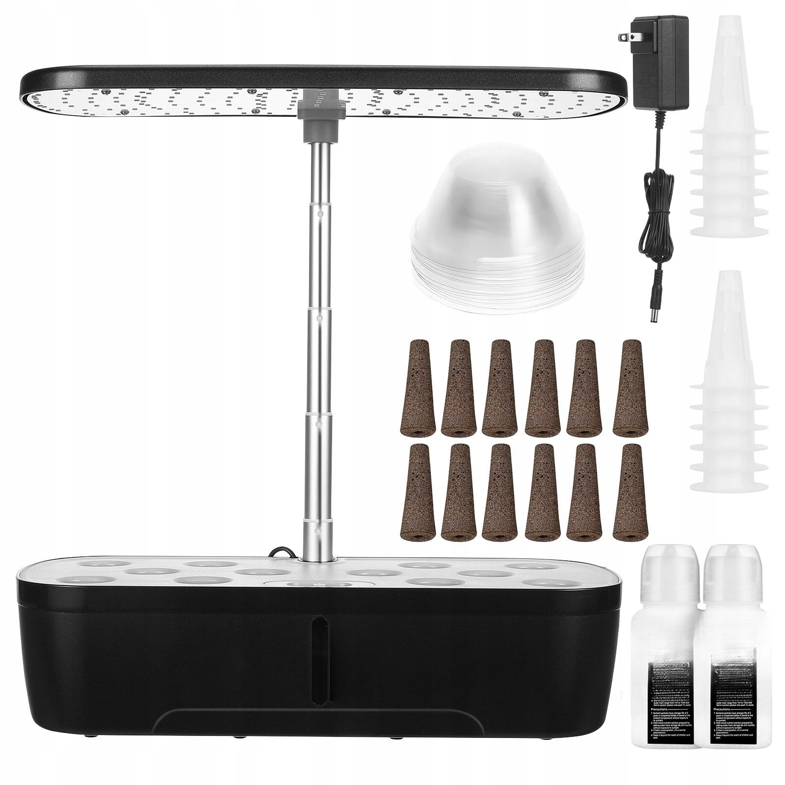 1Set Indoor Hydroponic Plant Growing Kit with Smart Control Black ...