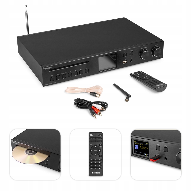 Radio cyfrowe Audizio WIFI FM DAB+ CD BT USB pilot - Sklep, Opinie ...