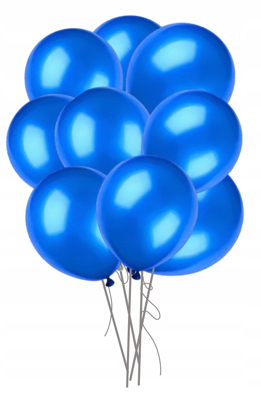 Balónky modré MODRÉ křtiny, 1 rok, narozeniny 100ks za 110.00CZK - Allegro