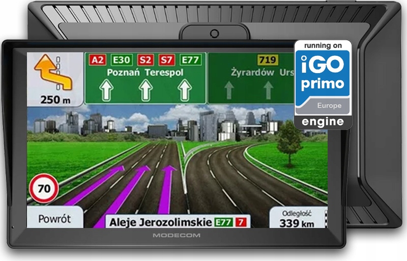 Nawigacja samochodowa GPS iGO Primo Truck BUS CX9.3 Plus dla OUTLET ...