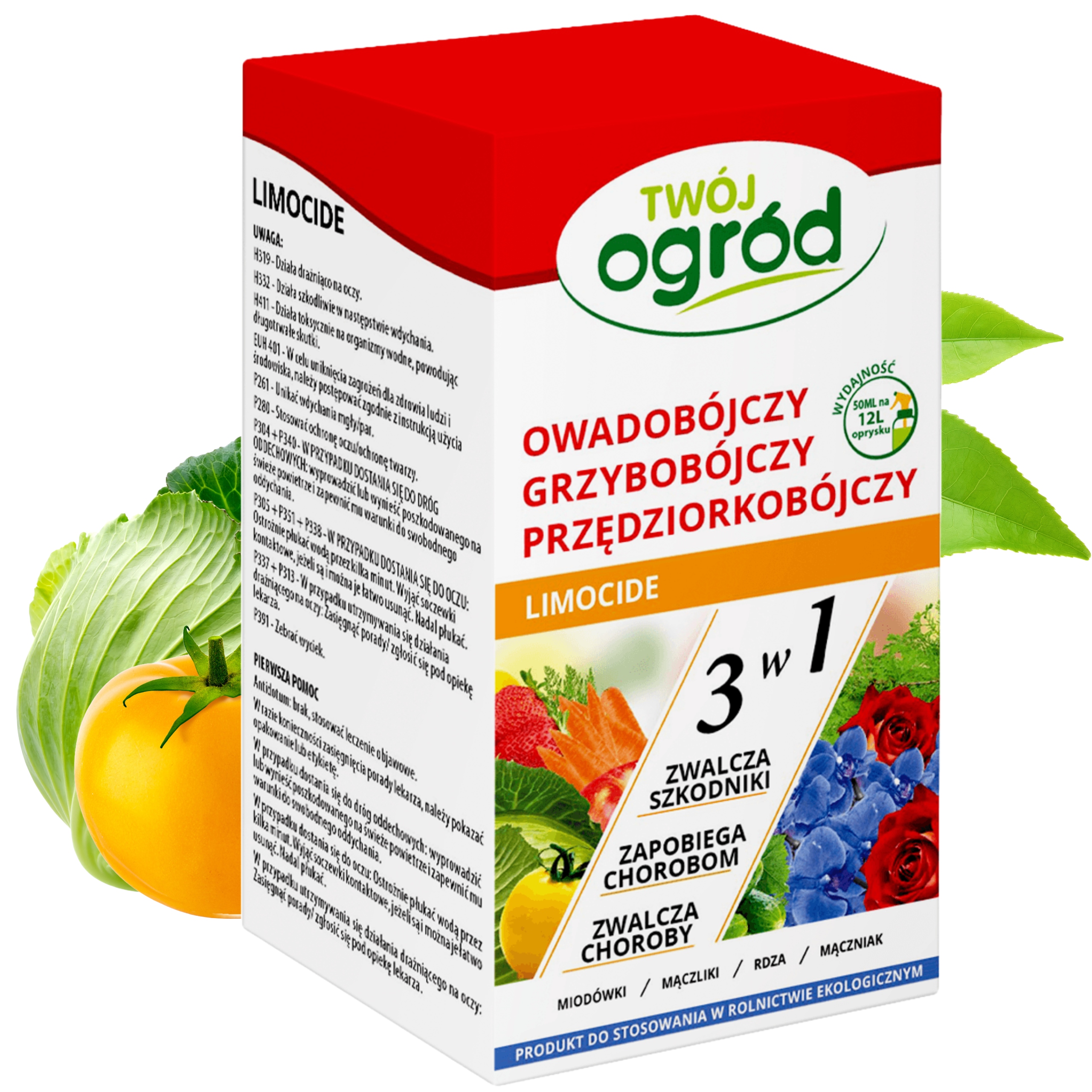 LIMOCIDE 30 ML 3w1 OWADOBÓJCZY GRZYBOBÓJCZY PRZĘDZIORKA SZKODNIKI ...