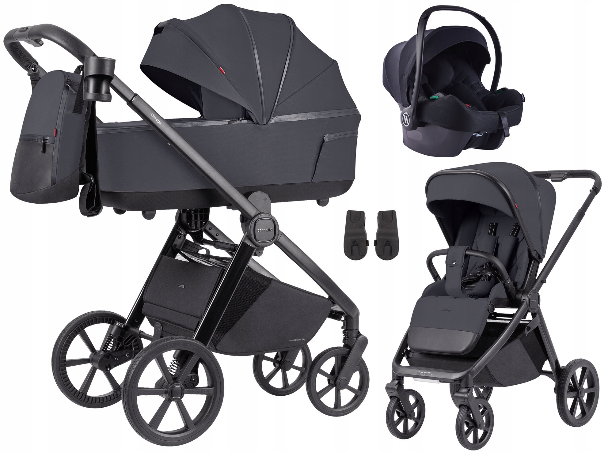 CARRELLO OMEGA PLUS AVIONAUT COSMO 3az1ben ben babakocsi ADAPTER METEOR ...