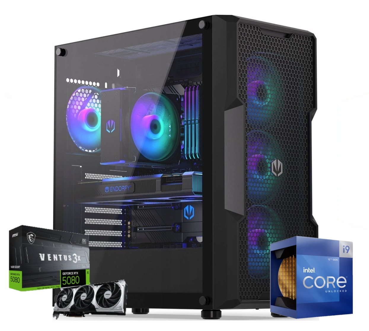 KOMPUTER GAMINGOWY Intel I9 GeForce RTX 5080 64 GB DDR5 2TB WiFi PC do Gier - Sklep, Opinie ...