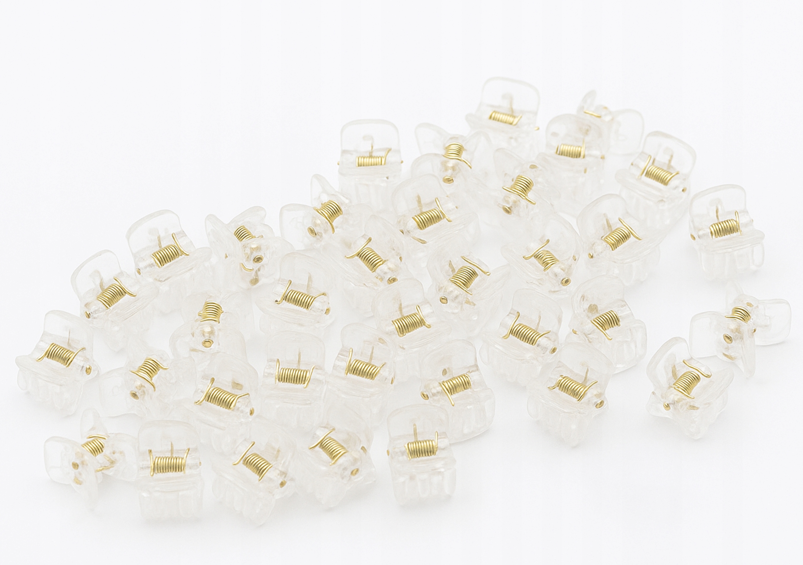 BÉKÁK HAJ ÁTLÁTSZÓ HAJCSAT CSAT 100db za 1310.00HUF-ért - Allegro