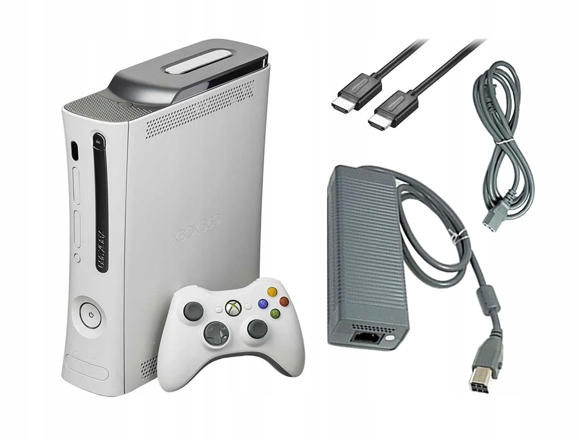 ZESTAW KONSOLA XBOX 360 FAT LT 3.0 PAD DYSK HDMI Sklep Opinie Cena w Allegro.pl