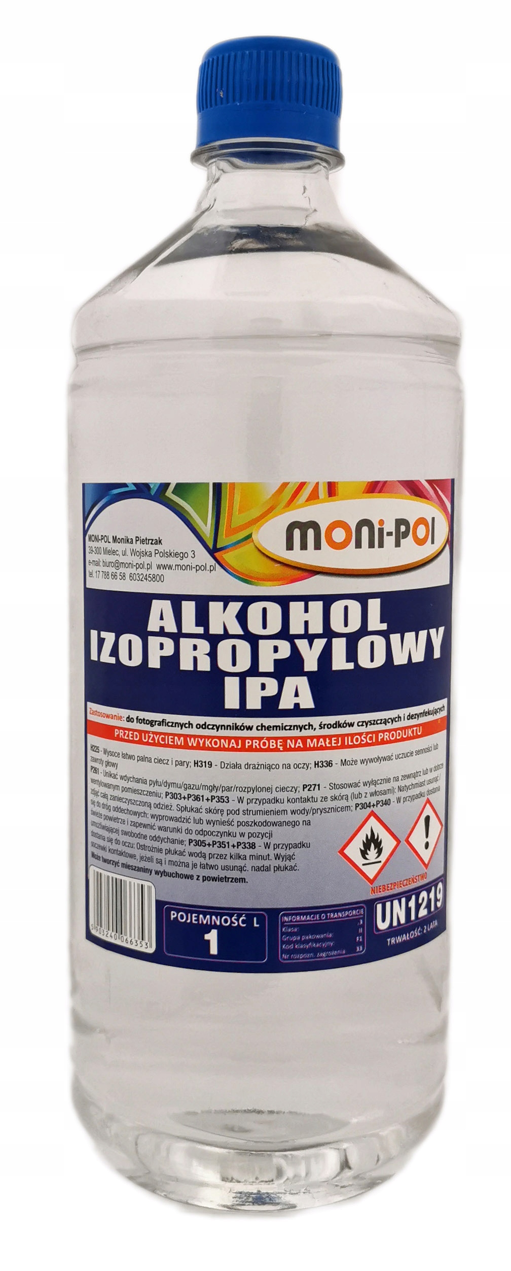 ALKOHOL IZOPROPYLOWY CZYSTY IZOPROPANOL IPA 1L - Sklep, Opinie, Cena w ...
