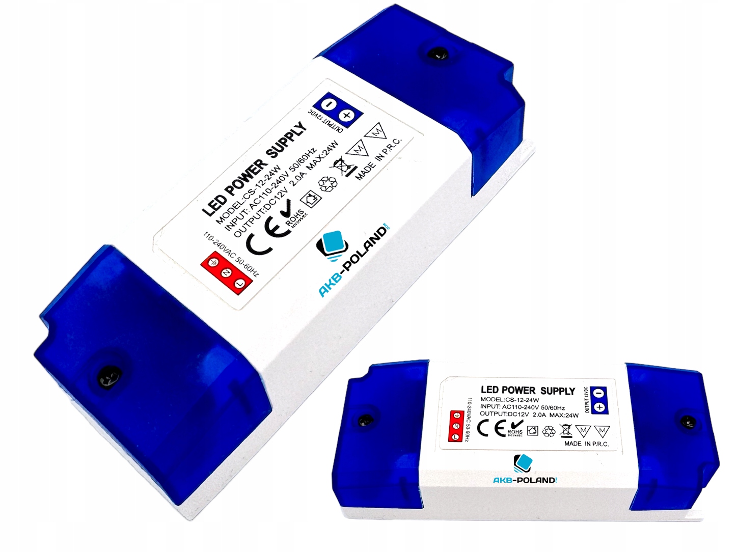 ZASILACZ 12V LED MEBLOWY 24W 2A Do Taśmy LED Transformator - Sklep, Opinie, Cena w Allegro