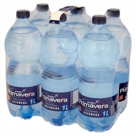 Primavera Woda źródlana gazowana 6 x 1 l (5903978396340) • Cena, Opinie ...