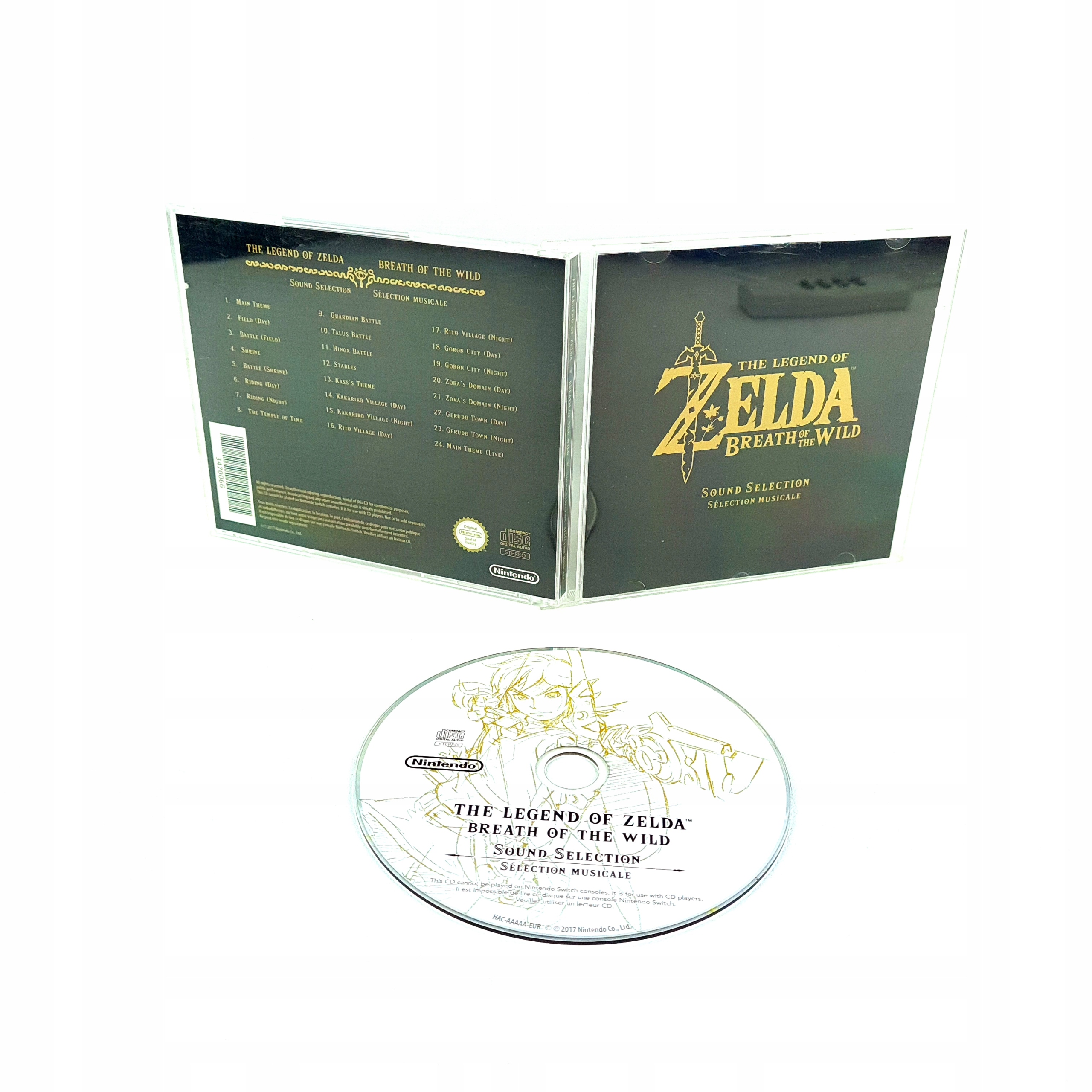 THE LEGEND OF ZELDA BREATH OF THE WILD SOUNDTRACK SOUND SELECTION ...