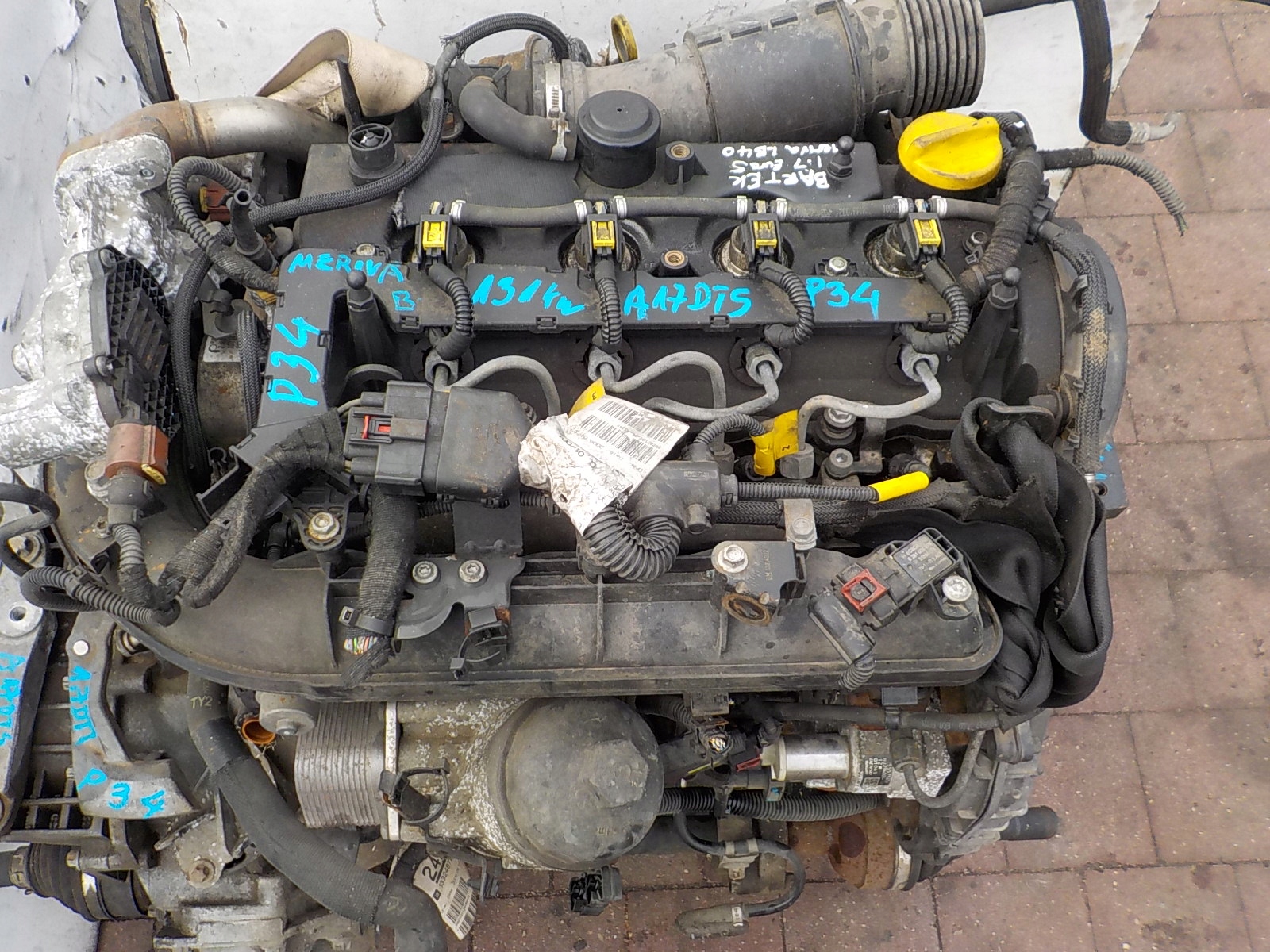 OPEL MERIVA B 1.7 CDTI 131KM SILNIK A17DTS KOMPLETNY za 3700 zł z zielona góra - Allegro.pl ...