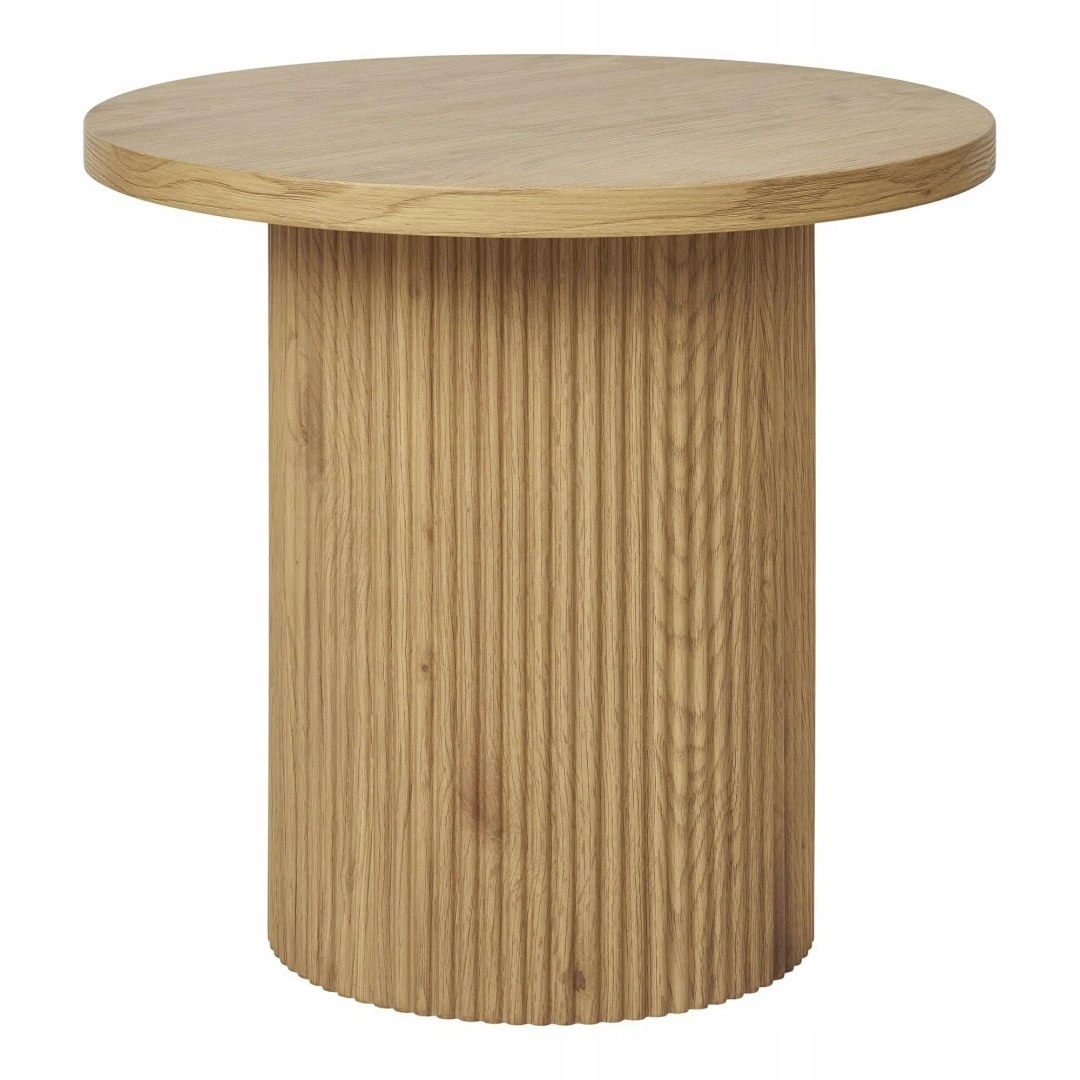 OKRĄGŁY STOLIK JAPANDI, 48 CM, DO SALONU, NATURALNY, BOHO, LOFT ...