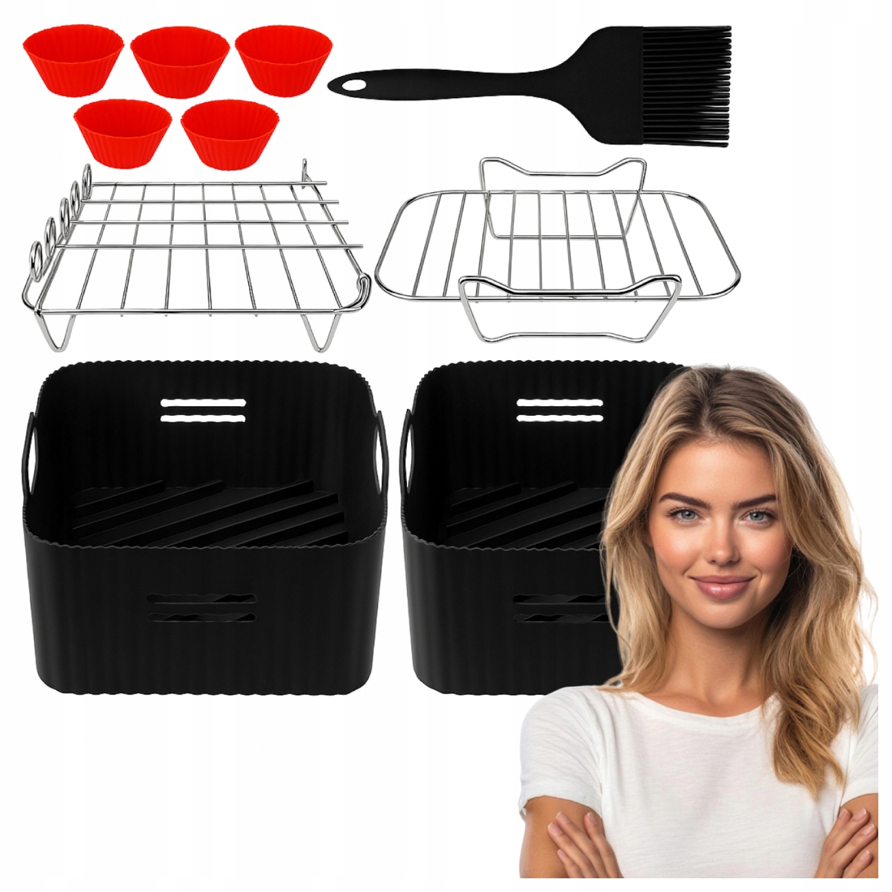 Formy do Frytkownicy Beztłuszczowej Tefal - Niska cena na Allegro