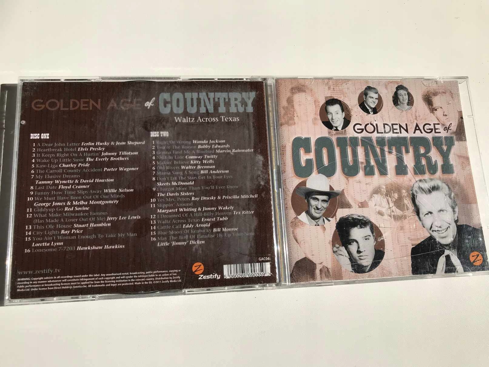 2CD Golden Age Of Country Loretta Lynn Elvis Presley STAN 5-/6 ...