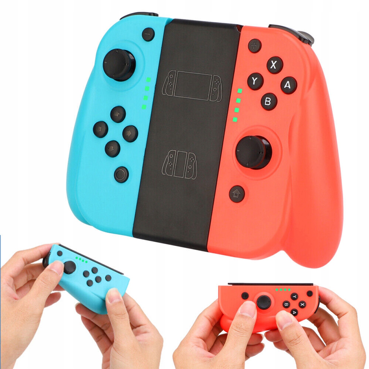 BEZDRÔTOVÝ OVLÁDAČ PRE KONZOLU NINTENDO SWITCH JOY-CON-Pair Neon Red&Blue - Allegro
