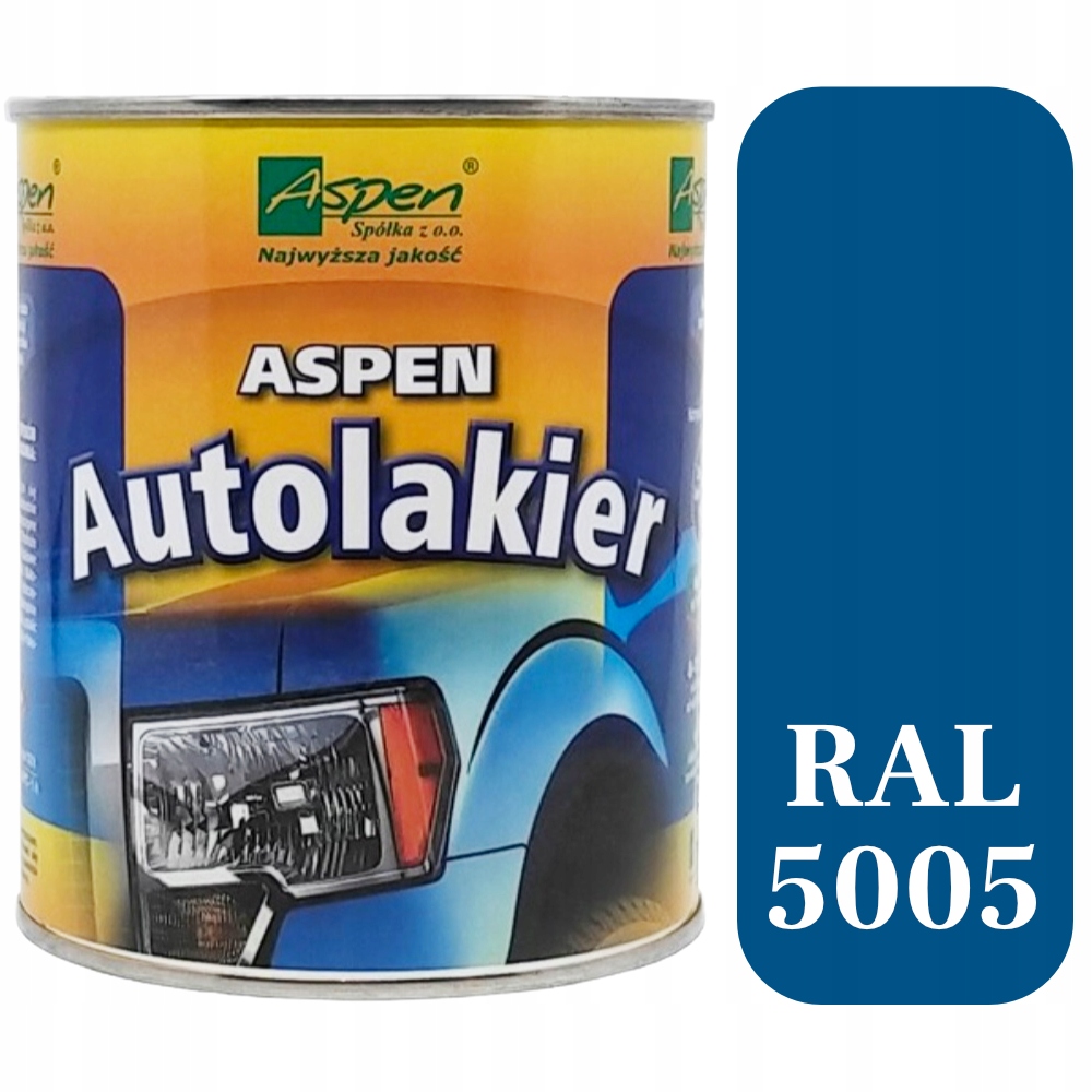 AUTOLAKIER RENOLAK FARBA RENOWACYJNA RAL 5005 NIEBIESKI 88250 za 50,20 ...