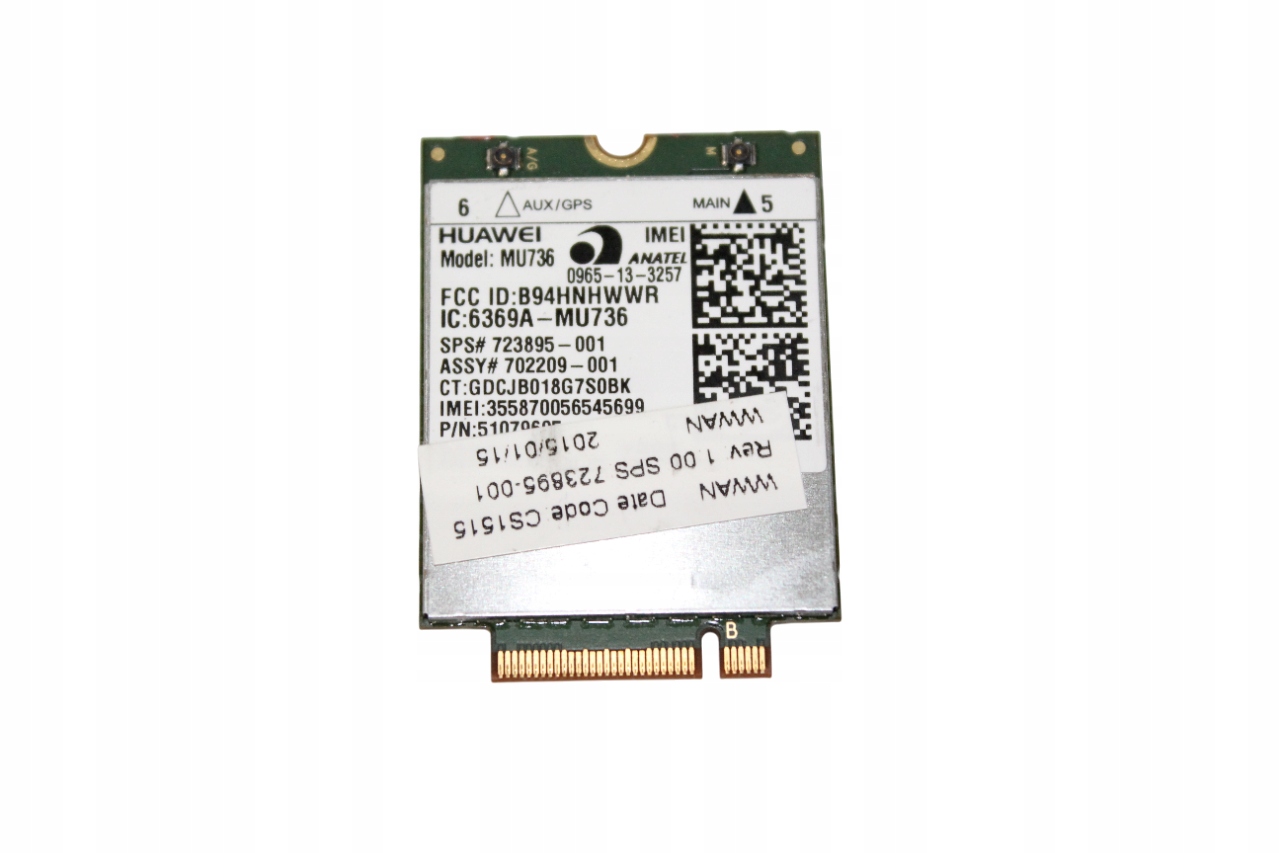MODEM WWAN HP EliteBook 850 G3 | Huawei MU736 - Sklep, Opinie, Cena w ...
