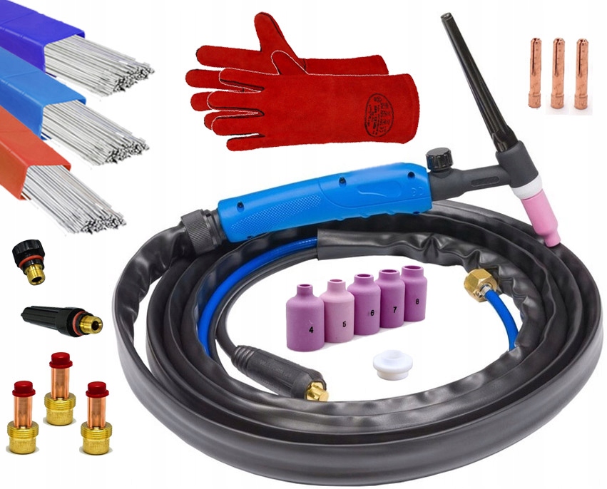 Uchwyt TIG z zaworkiem TIG LIFT HF SR17 V 16/25 • Cena, Opinie • Uchwyty spawalnicze 11917170125 ...